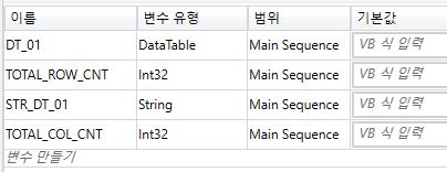 AntBot Studio > Activity > 오피스 > 엑셀 > 읽기 > 엑셀 읽기-영역 | ANTBOT 사용자 매뉴얼
